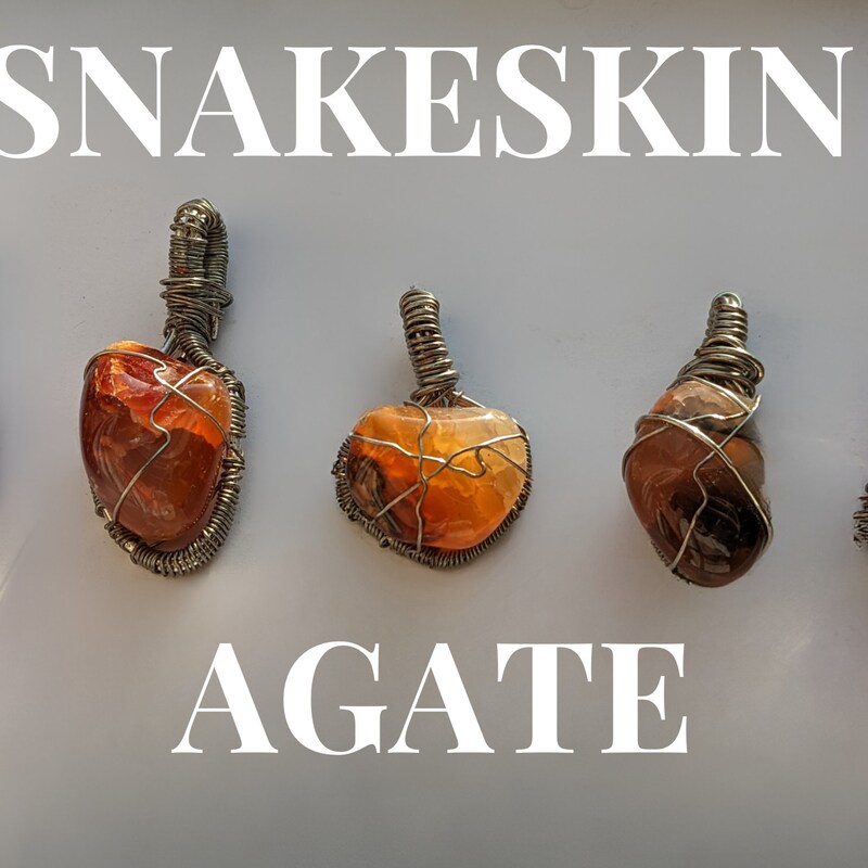Snakeskin Agate - Etsy