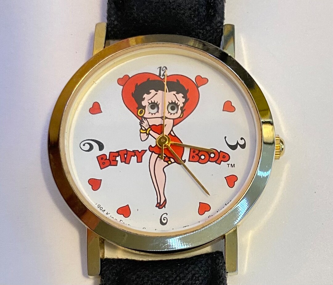Betty Boop Rolling Eyes Watch Rare Original Watch Band C. 1994 ...