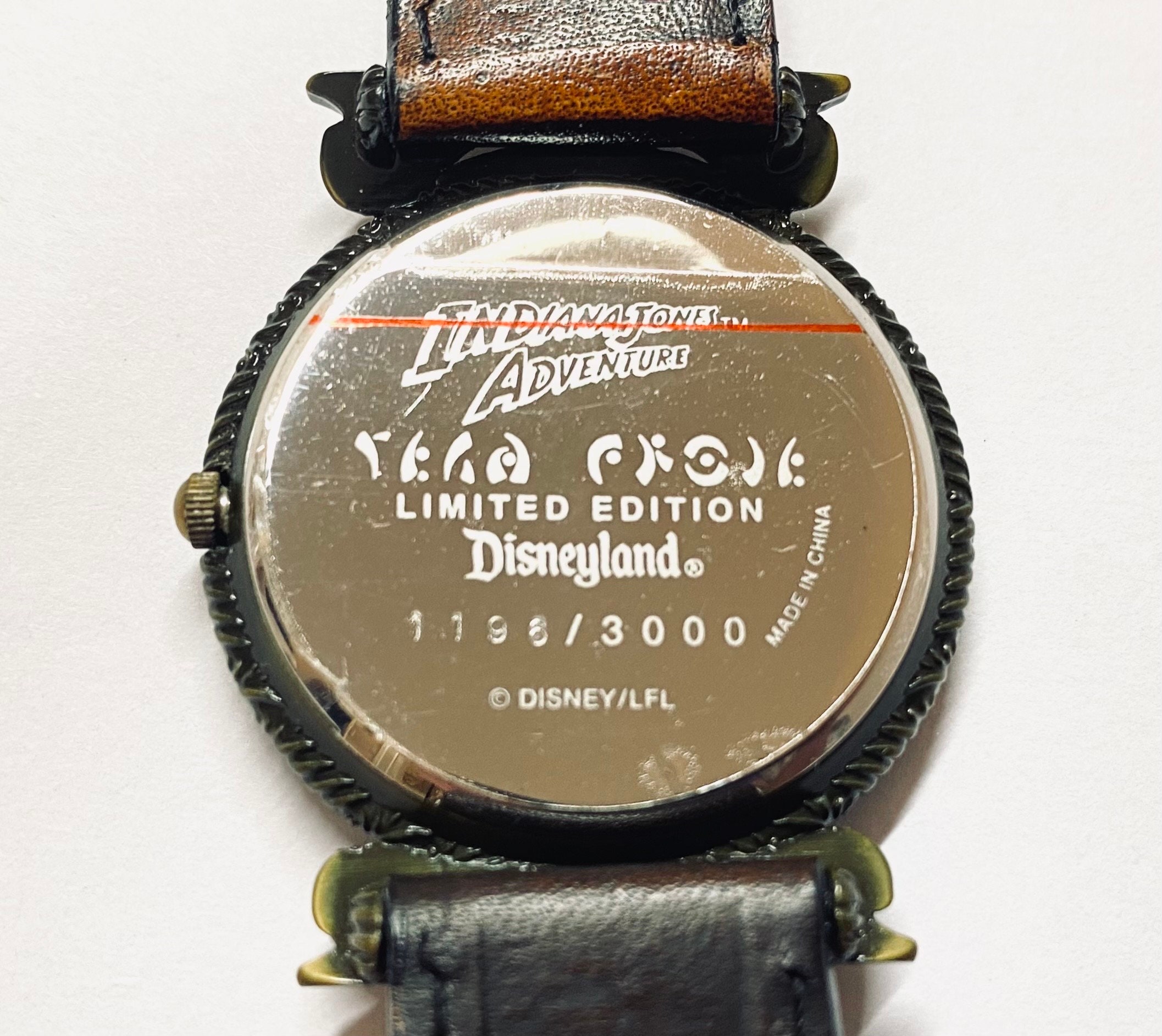 Indiana Jones Adventures Mens WATCH Limited Edition Disney Cast Member ...