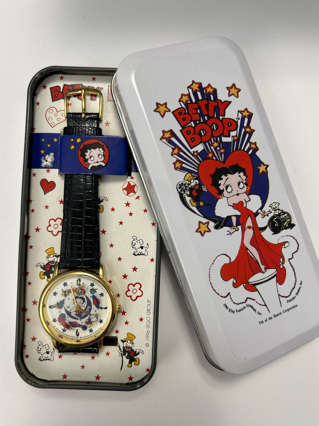 BETTY BOOP Vintage Collectible Watch Two Tone C. 1990s Gold and Silver ...