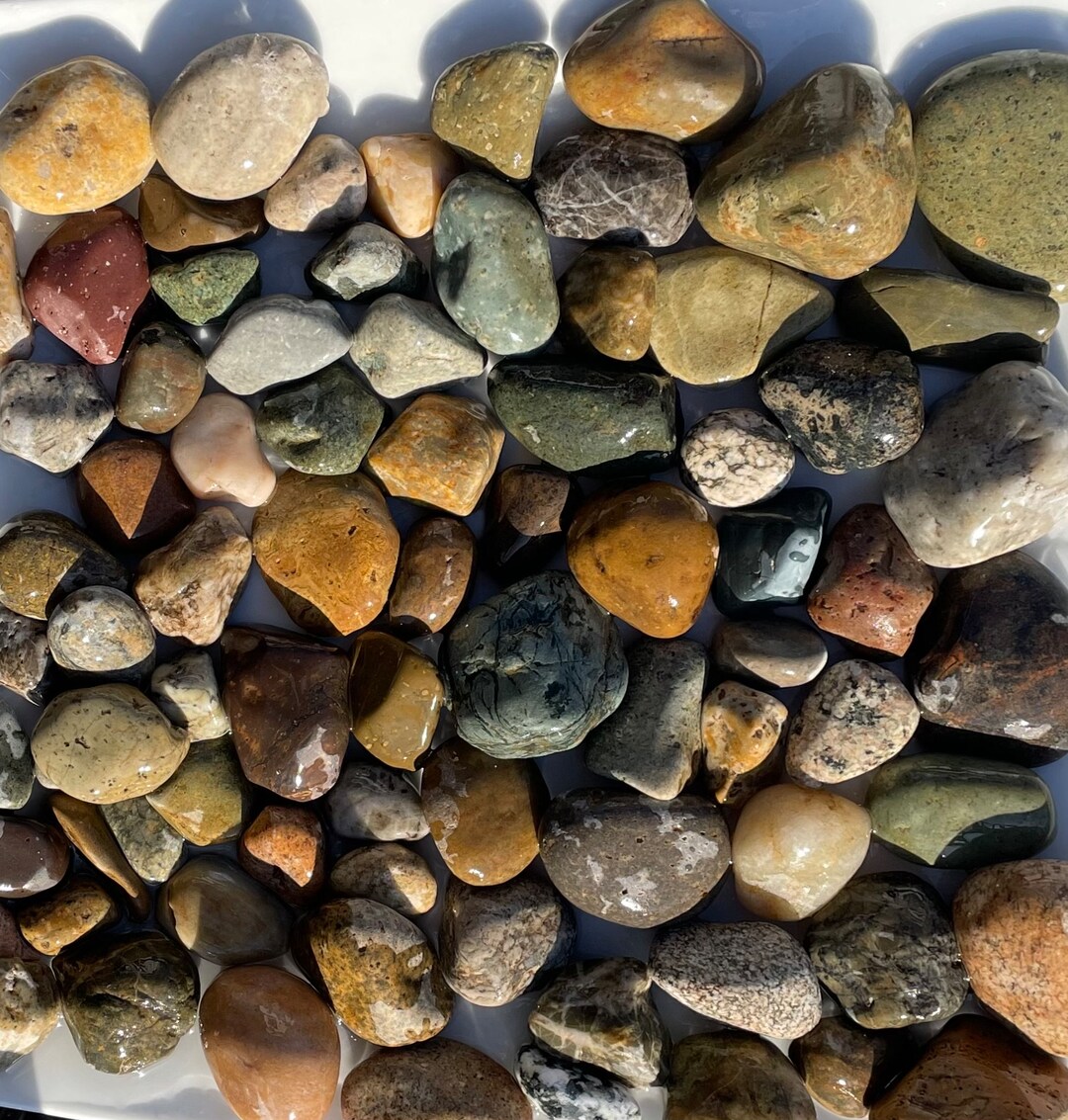 Tumbling Stones, Premium Assorted - S/M, Large Bag - Etsy