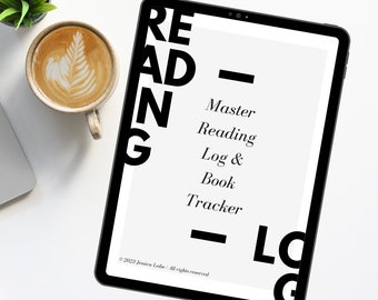 Printable Reading Log Digital Printable Reading Journal With Bookshelf ...
