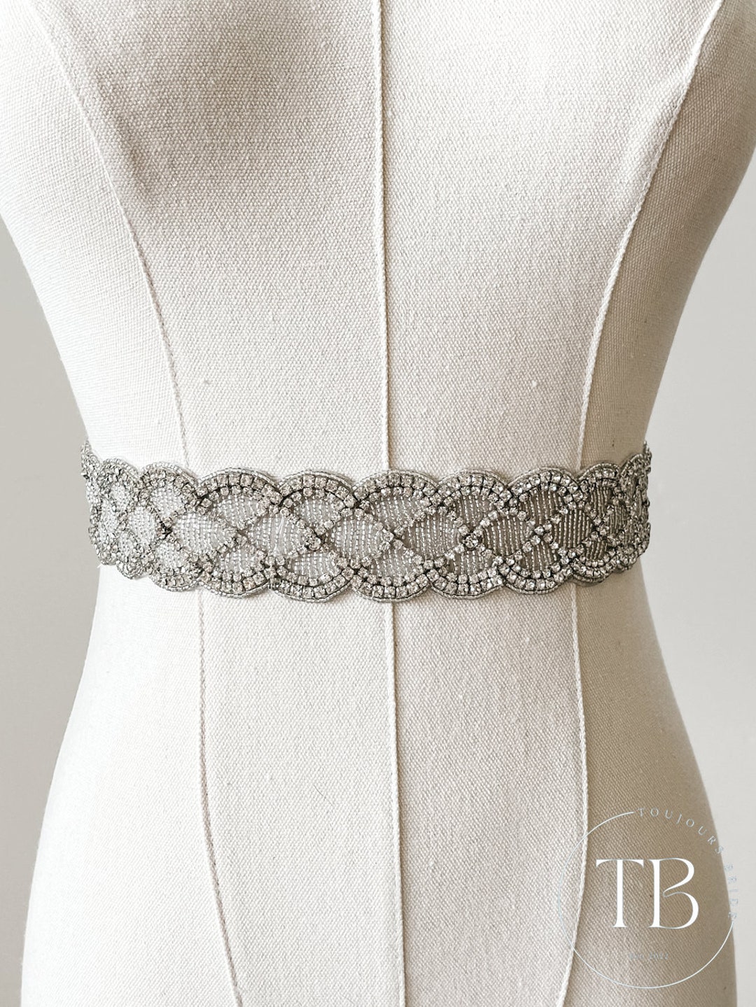 Bridal Belt Sash Rhinestone Belt Wedding Dress Belt - Etsy