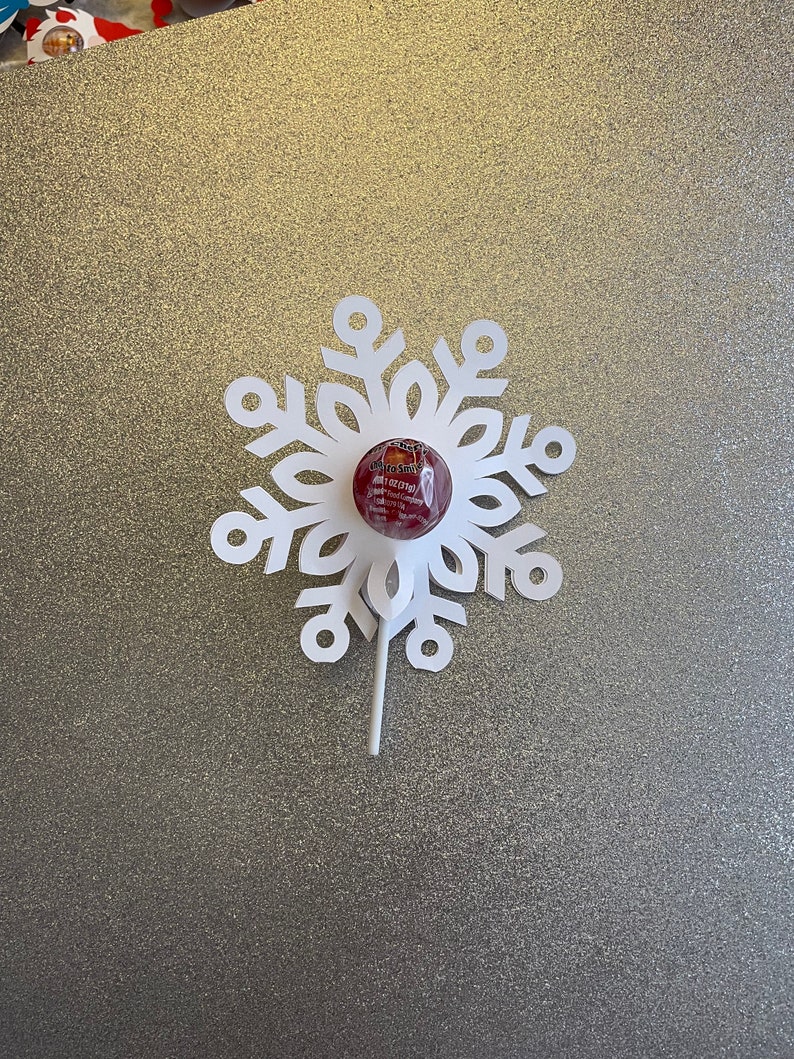 Winter Snowflake Lollipops: Gourmet Party Favors - Etsy