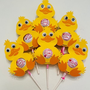 Ducky Lollipop Favor, Very Sweet As, A Baby Shower Decoration & Guest ...