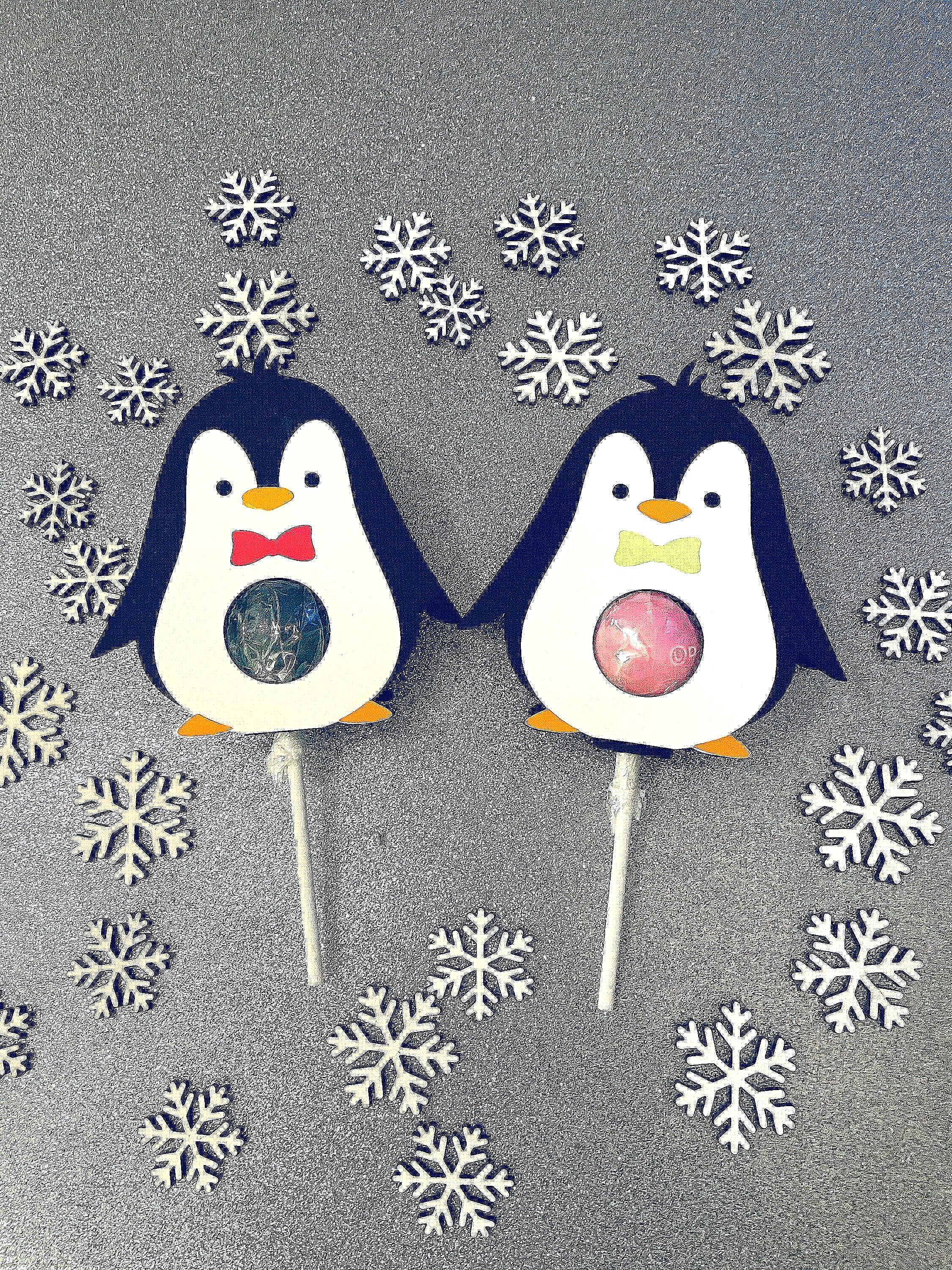 Christmas Penguin Lollipop: Holiday Party Favor, Stocking Stuffer - Etsy