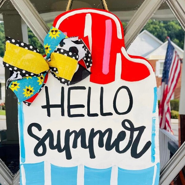 Summer Door Decor - Etsy