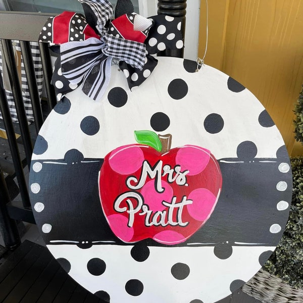Polka Dot Sign - Etsy