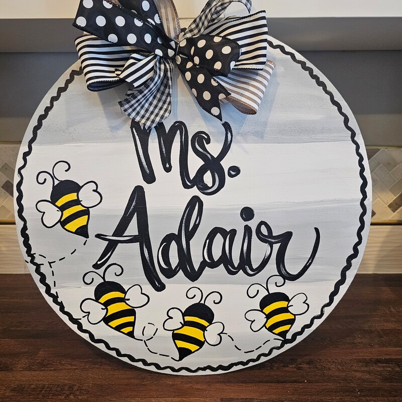 Bee Door Sign - Etsy