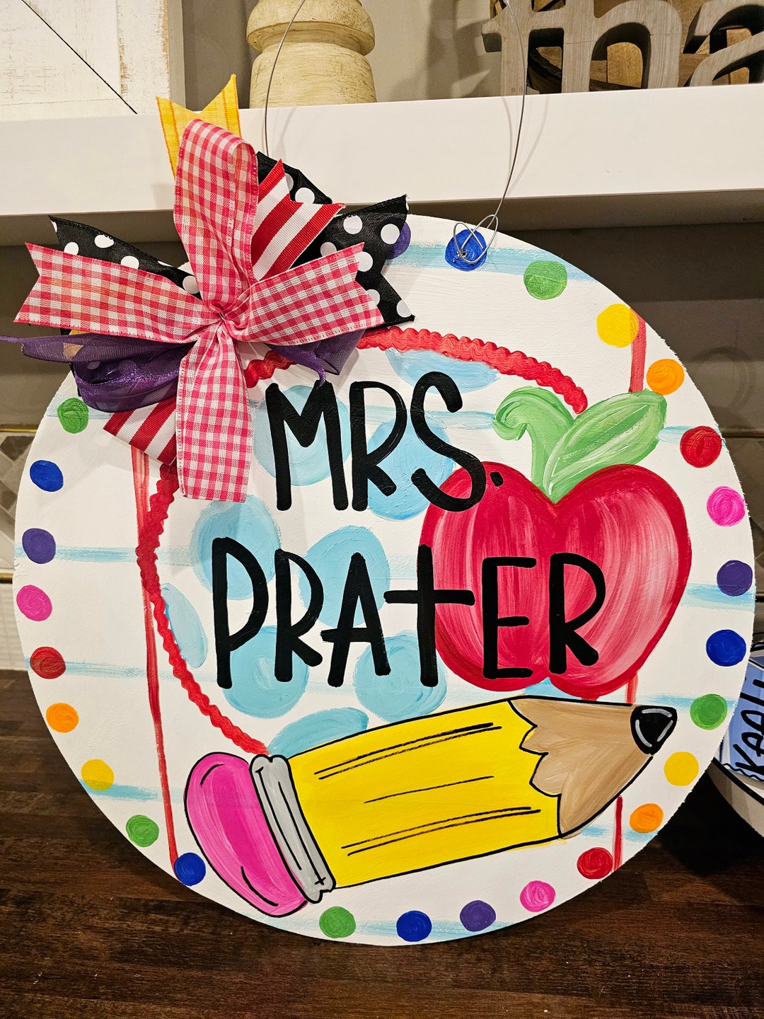 Teacher Classroom Door Hanger - Etsy