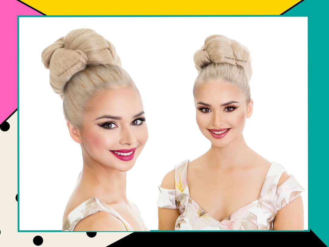 Faux Hair Bun Chignon Updo Wedding Bun Hairstyle Bun Hairpiece HARPER ...