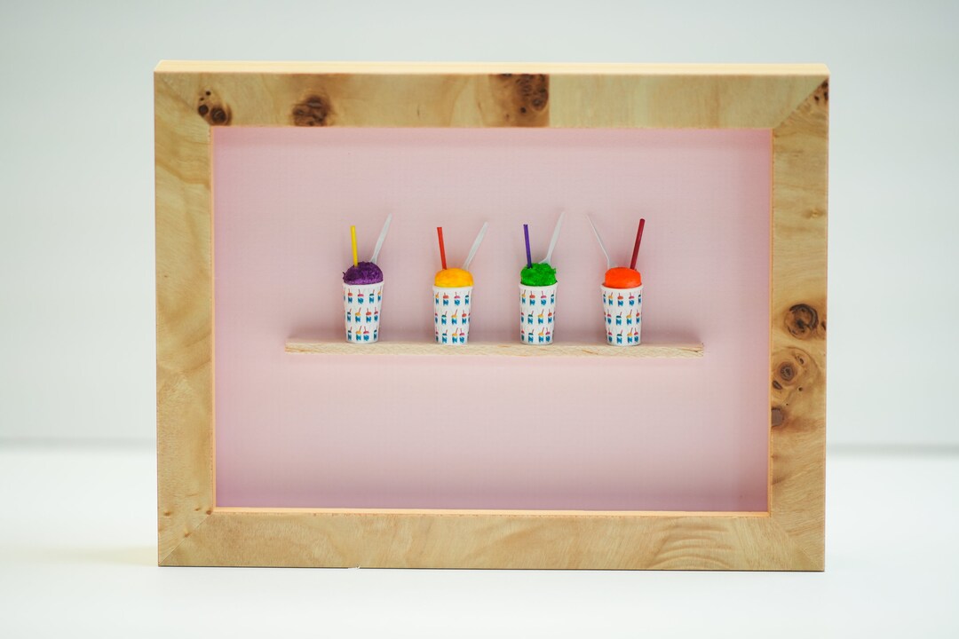 Snowball Series #2 - Miniature Sculptures, Unique, Handmade, Colorful ...