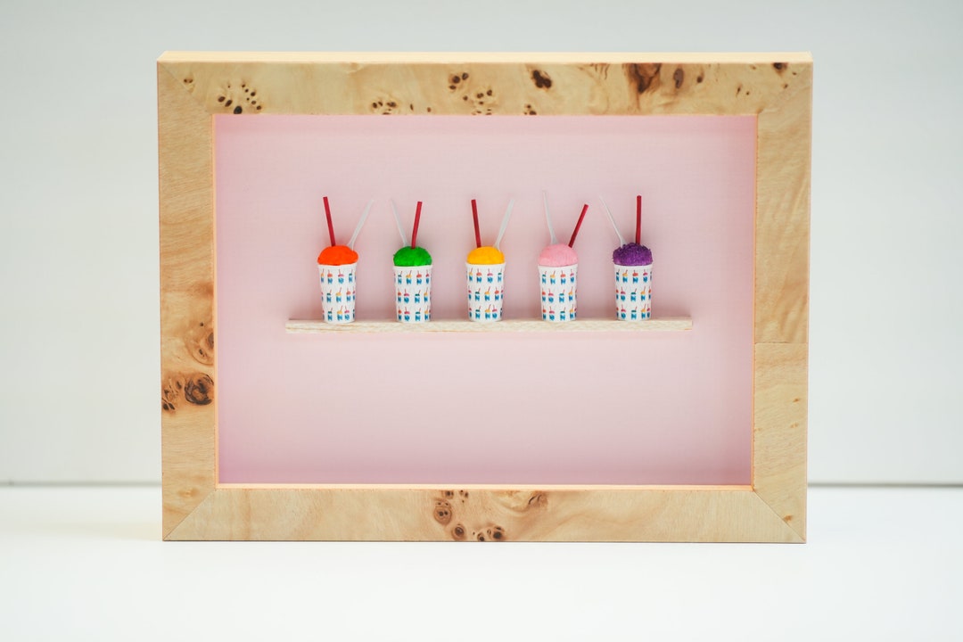 Snowball Series #8 - Miniature Sculptures, Unique, Handmade, Colorful ...