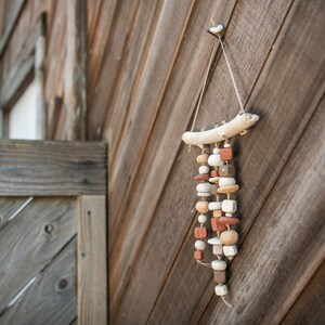 Small Earthen Wall Art Beach Handcrafted Wall Hanging Wind Chime ...
