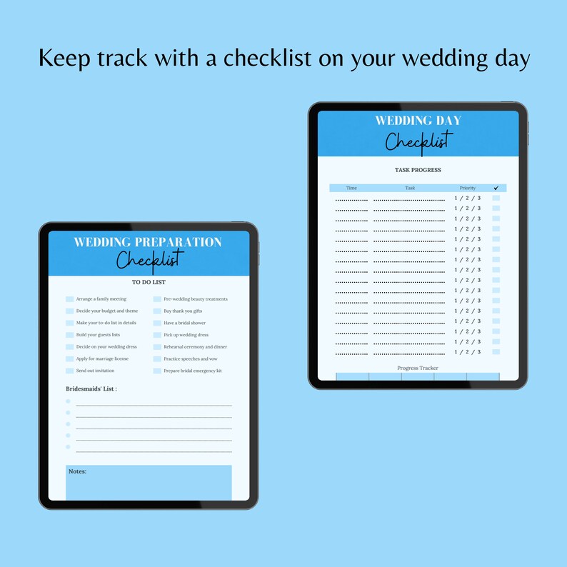 Wedding Planner Printable Printable Wedding Planner Kit - Etsy