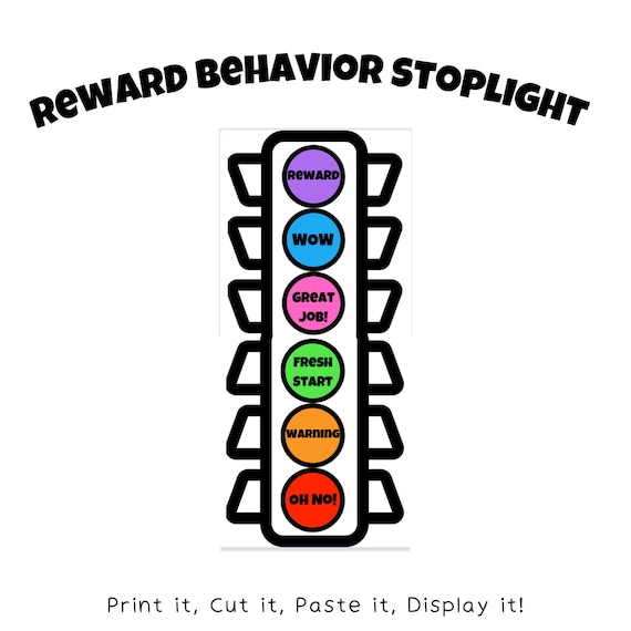 Behavior Stoplight Chart/discipline Tracker/digital - Etsy