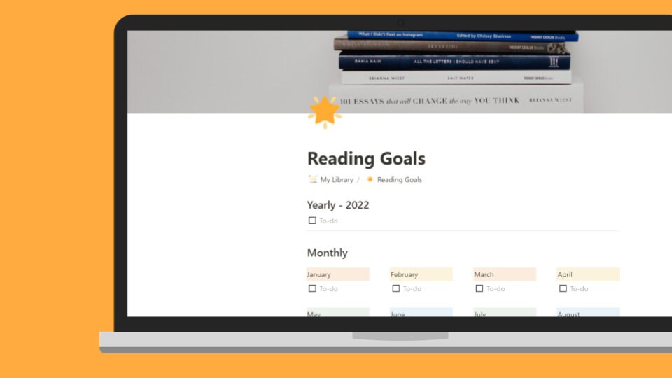 Personal Library Notion Template - Etsy