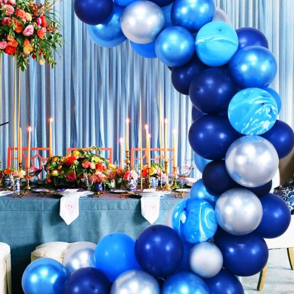 Marble Balloons - Etsy