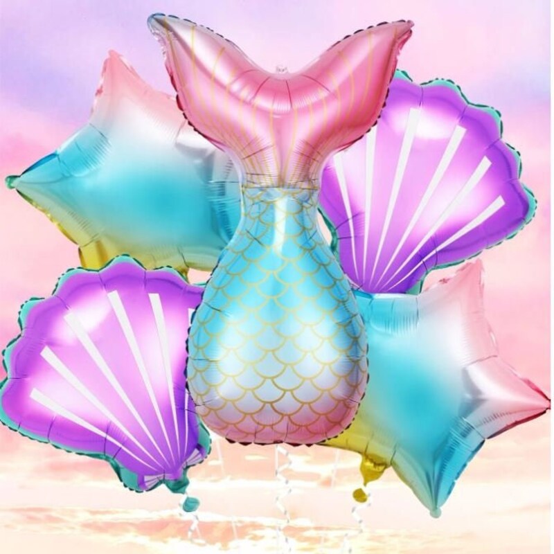 Mermaid Seashell Balloon - Etsy
