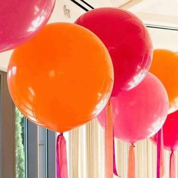 Big Round Balloons - Etsy