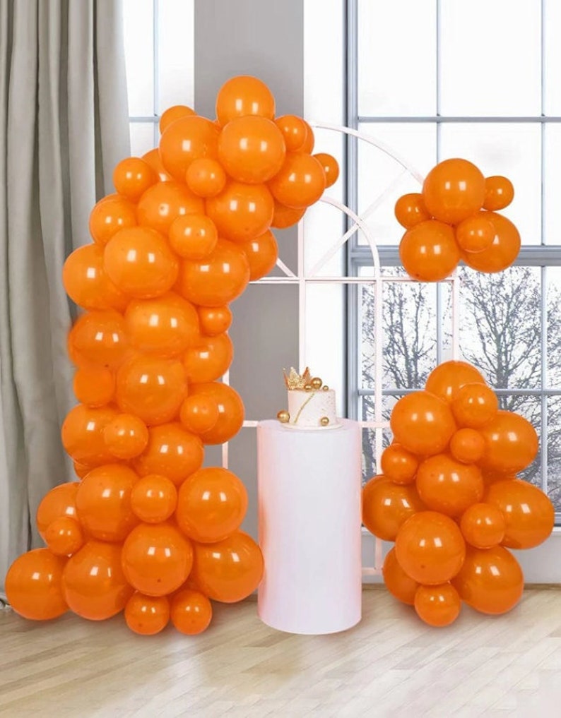 Orange Garland/finding Nemo Decorations/orange Theme Party/21st Party ...