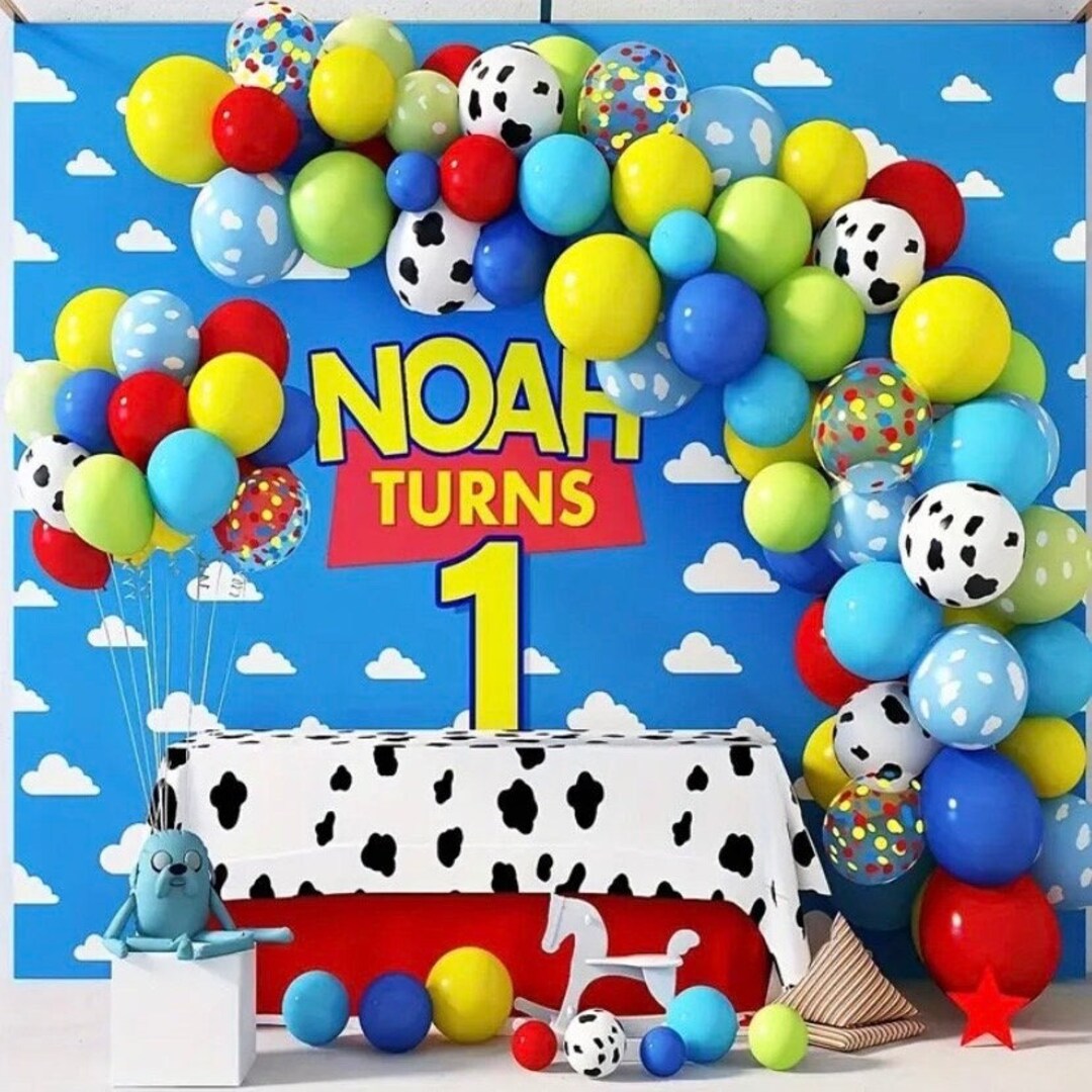 Toy Story Themed Balloon Garland TWO Infinity Birthday Farm Themed ...