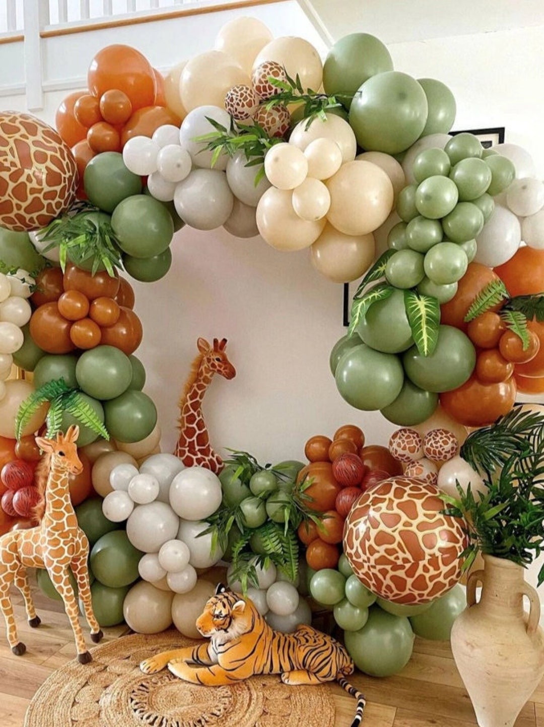 Safari Birthday Balloon Garland Kit/woodland Theme Baby Shower/jungle ...