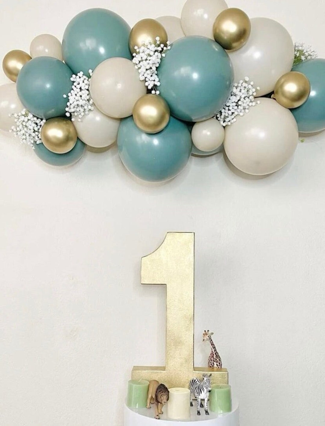 Oh Baby Balloon Arch/diy Baby Shower Balloon Garland/blue Bridal Shower ...