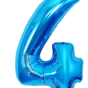 32 Inch Royal Blue Number Balloon: Birthday Party Decoration - Etsy