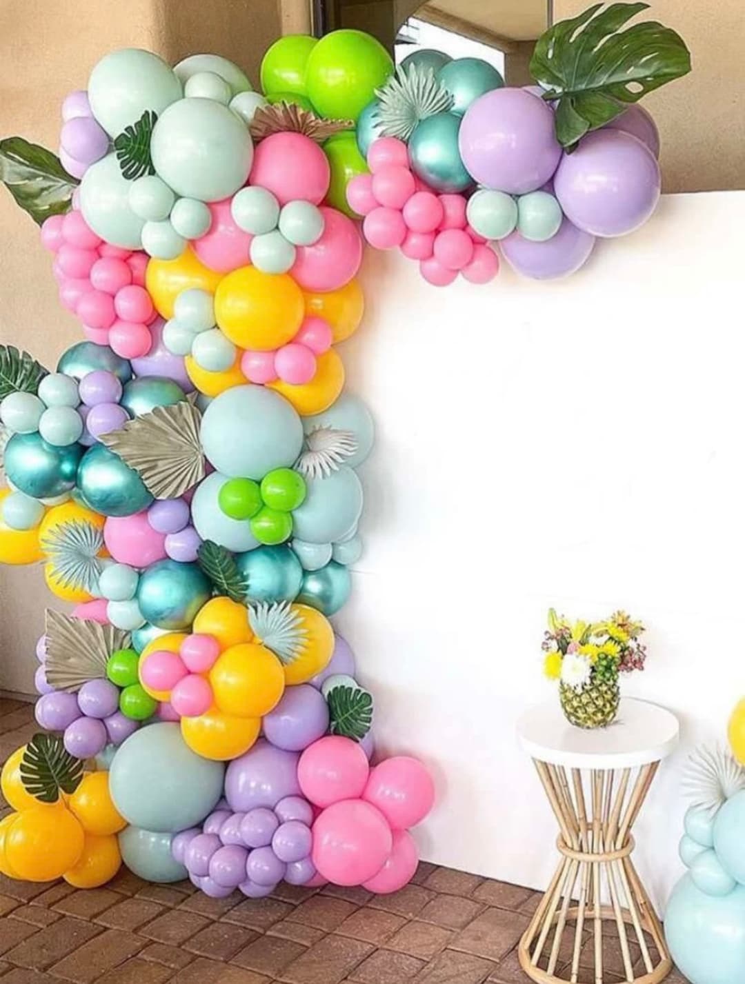 Pastel Balloon Garland Kit/macaroon Tropical Balloon Arch/princess ...