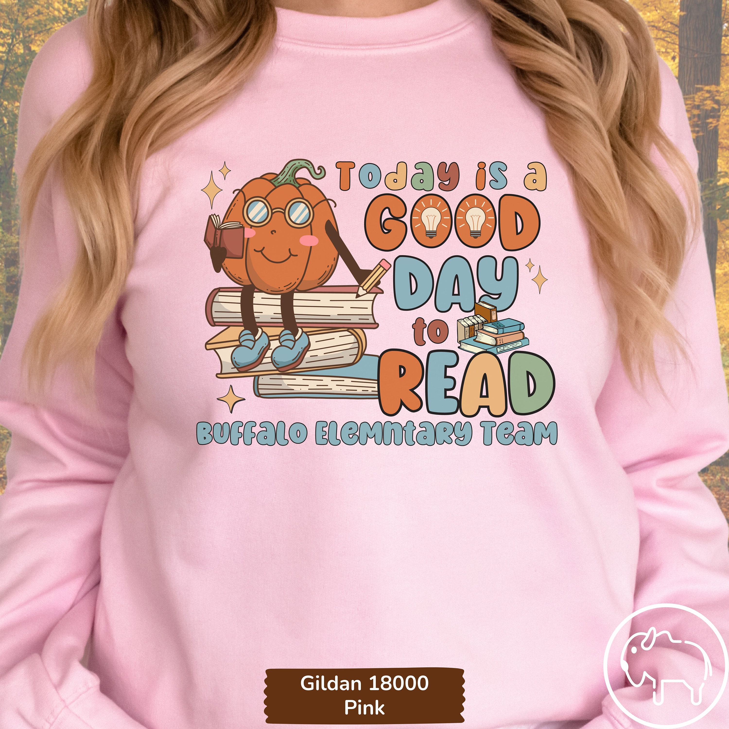 Personalized Teacher Reading Teams Sweatshirt, Custom Fall Homeschool ...