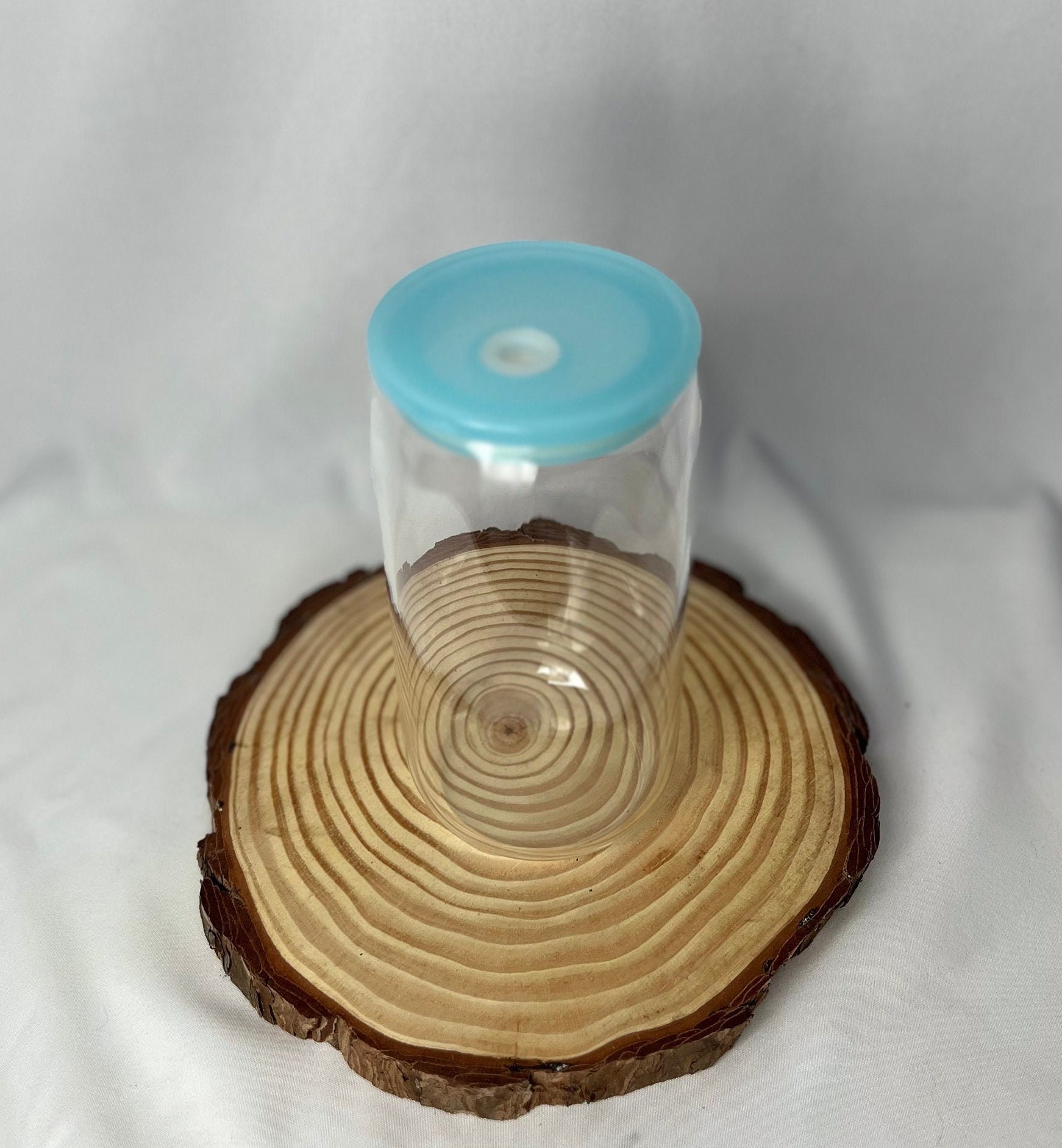 Glass Cup Acrylic Lids, Drink Cover Replacement, Silicone Seal, Hot ...