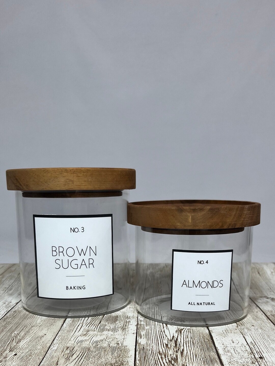 Minimalist Pantry Labels, Kitchen Organization Stickers, Food Container ...