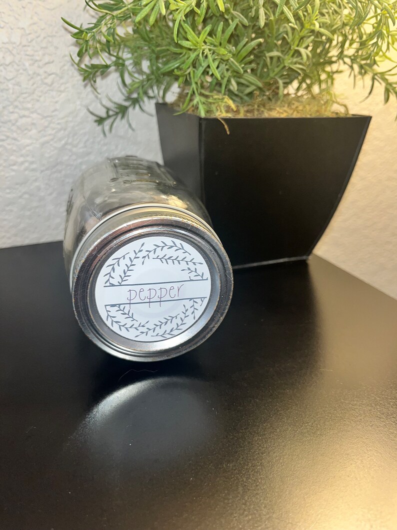 Waterproof Mason Jar Labels Canning Labels Custom Stickers - Etsy