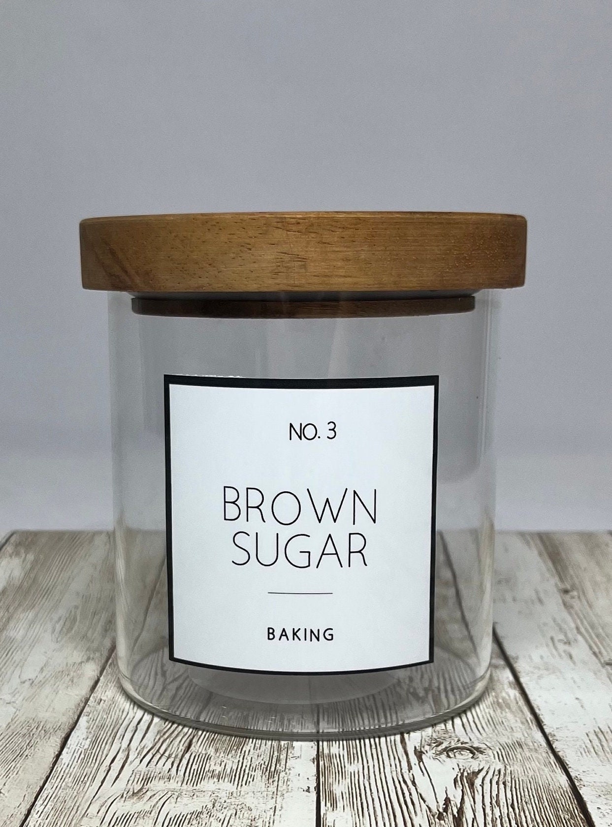 Minimalist Pantry Labels, Kitchen Organization Stickers, Food Container ...