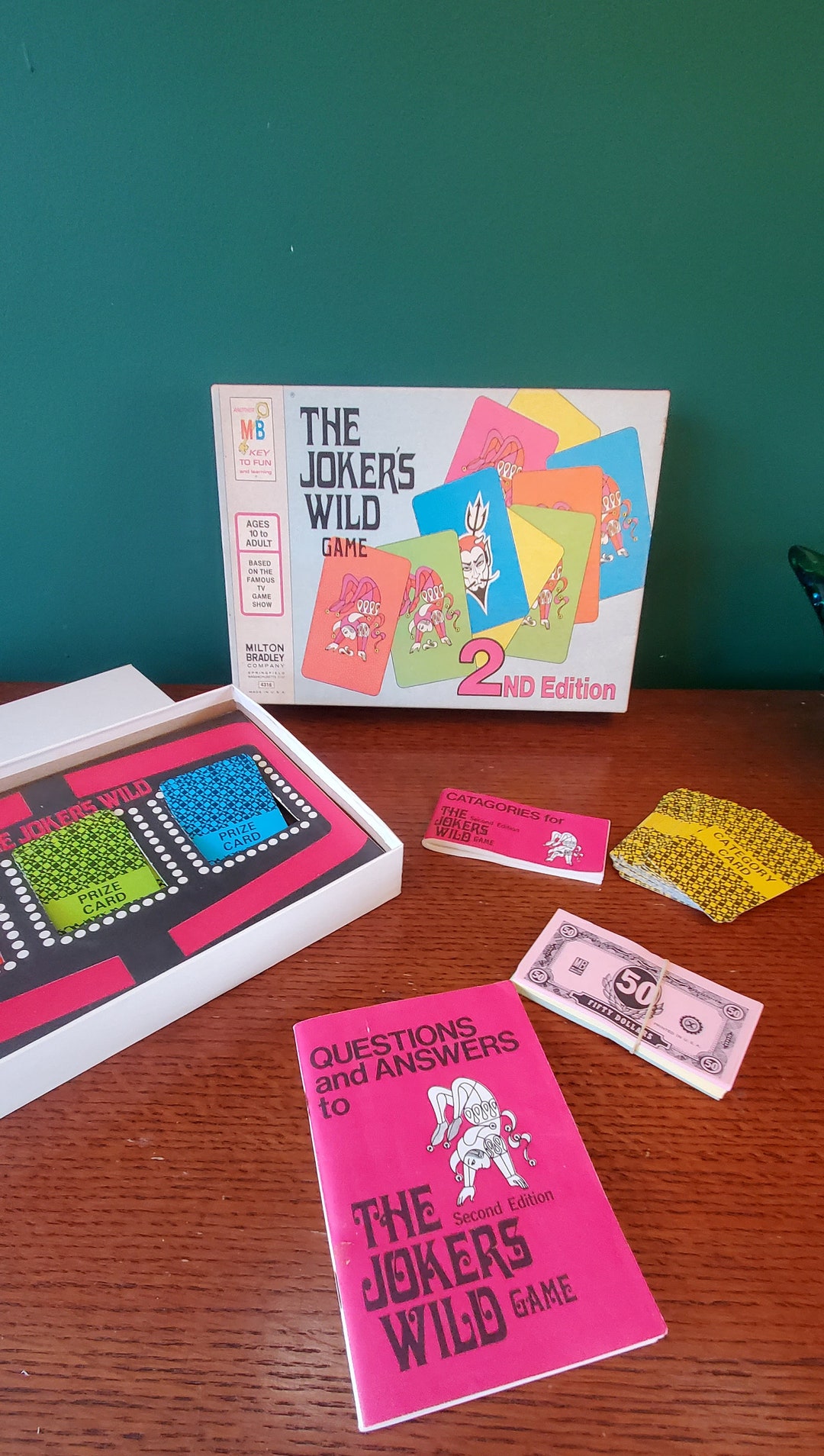 The Joker's Wild Game - Milton Bradley - Jack Barry TV Show - the Joker ...