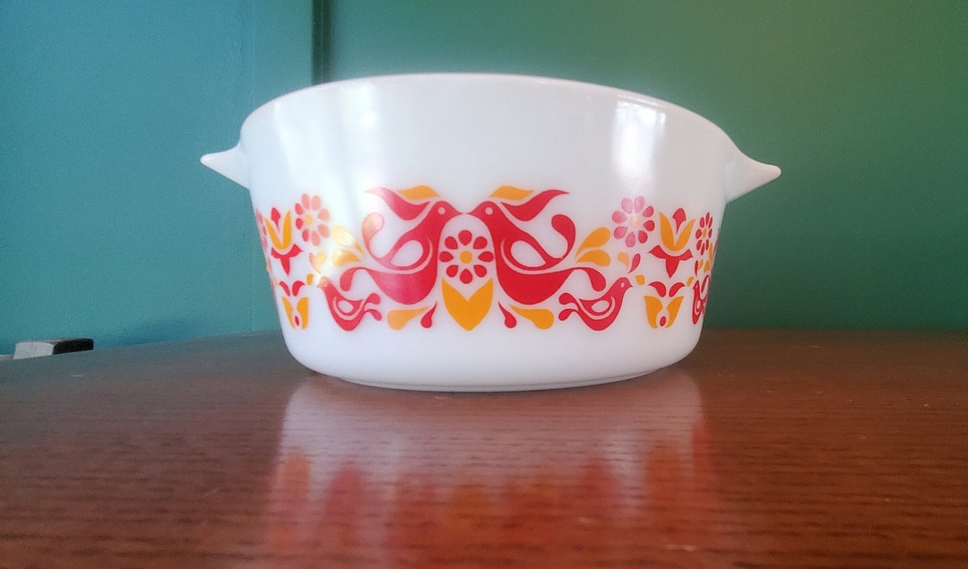 Vintage Pyrex Friendship Casserole Dish 475-B 2-1/2 Quart - Etsy