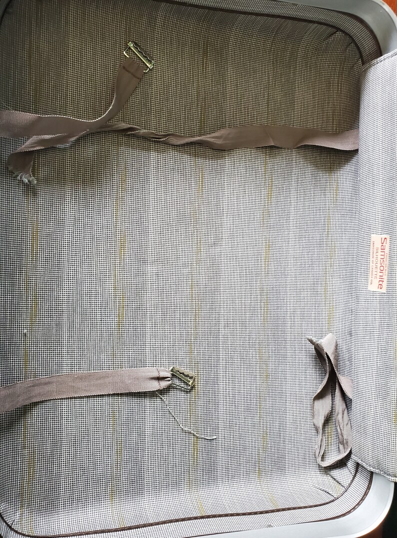 Samsonite Silhouette Brown Hard Suitcase With Keys - Etsy