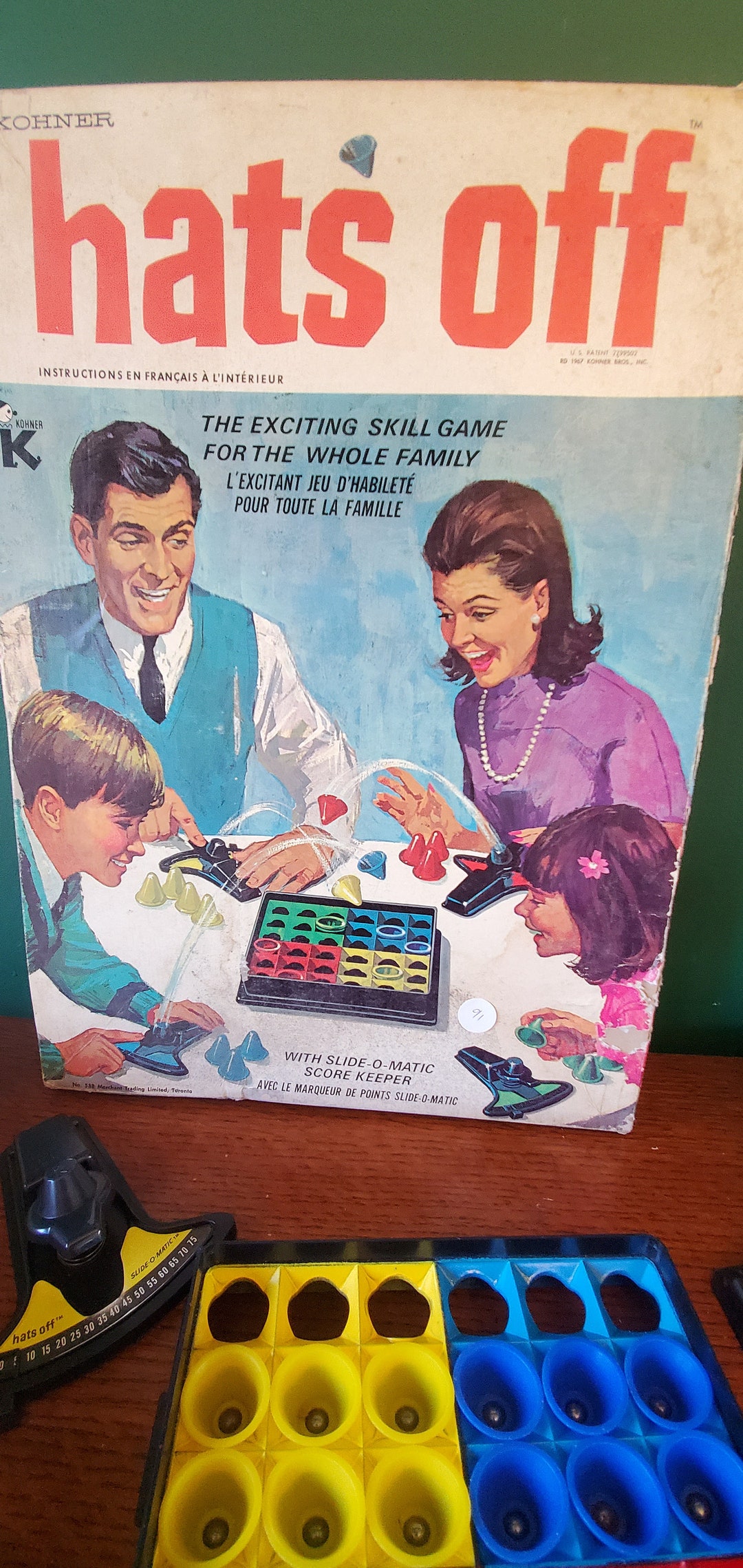 Hats off Game - Kohner Brothers, USA , Board Game ,1960s - Etsy