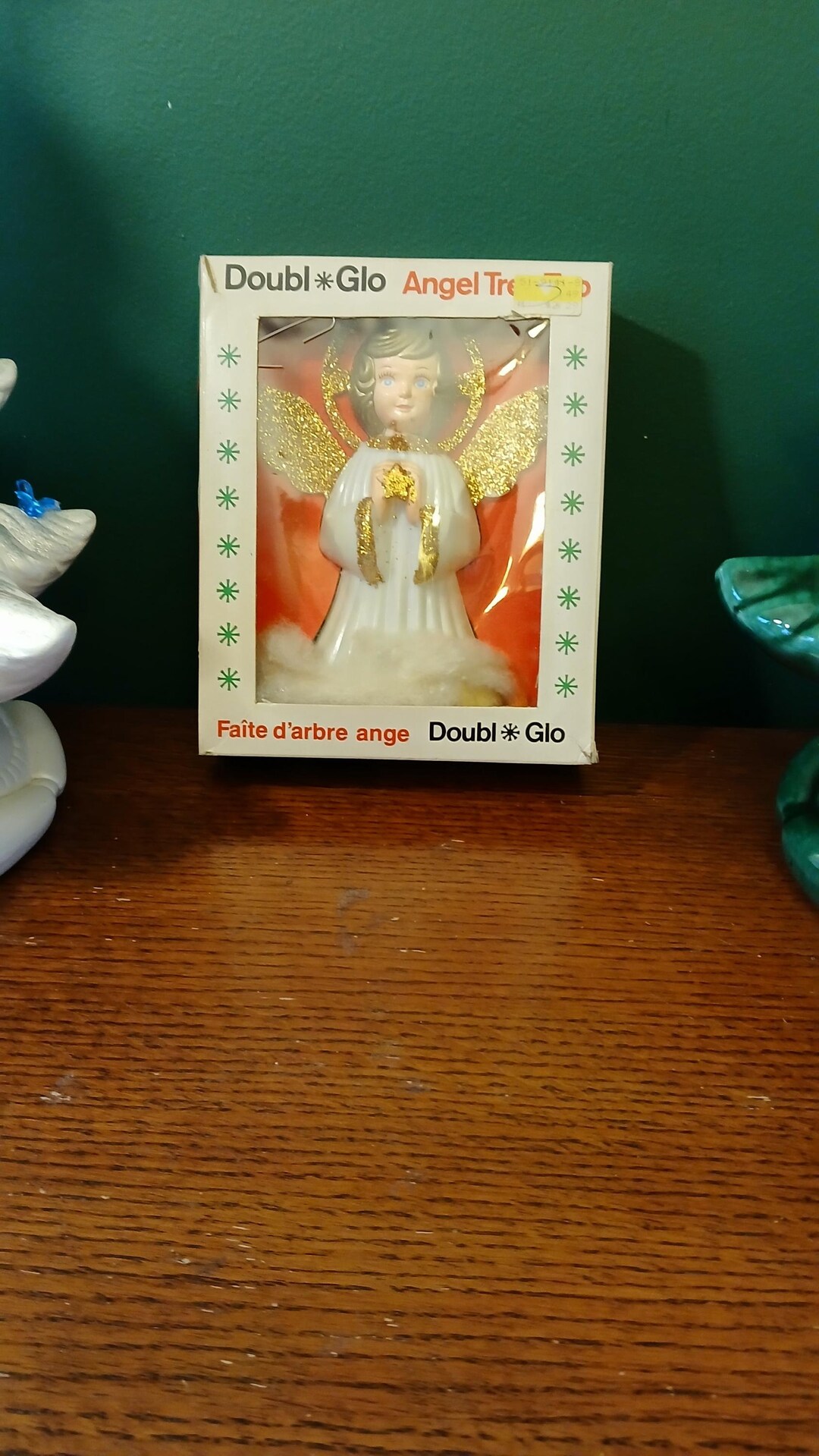 Vintage Double Glo Angel Tree Topper in Box - Etsy