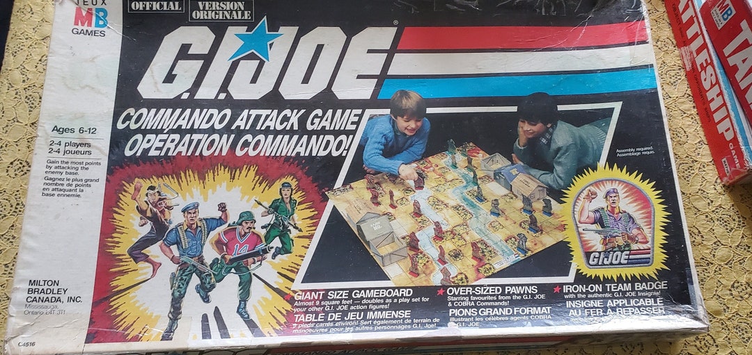 GI Joe Commando Attack Board Game Published by Milton Bradley - Etsy ...
