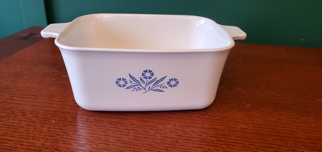 Vintage Blue Cornflower Corning Ware Loaf Pan - P-4-B - Made in Canada ...