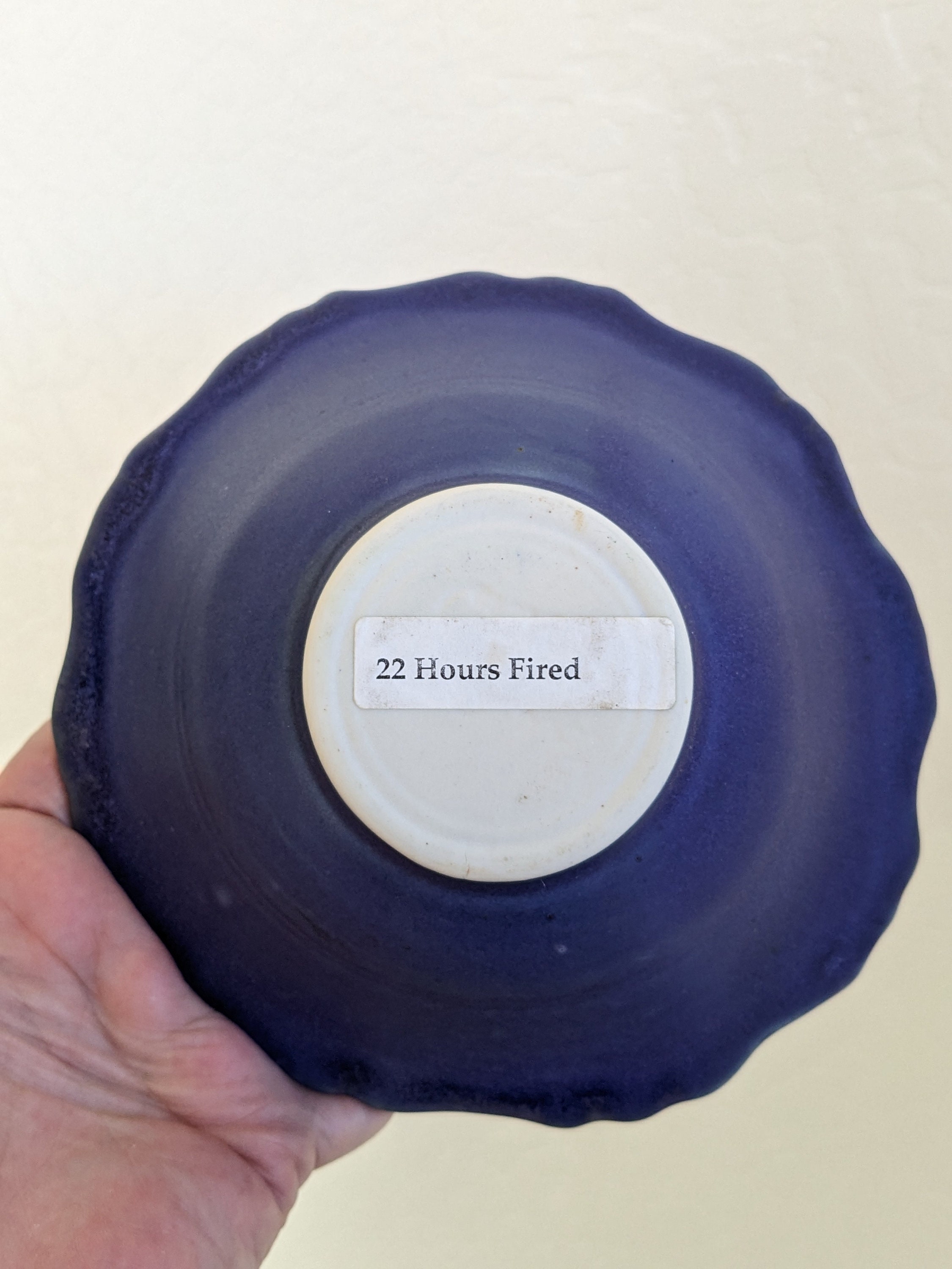 Edgecomb Pottery Green With Blue Drip Glaze Stoneware Bowl, Unique ...