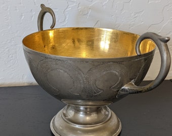 Pedestal Bowl With Handle - Etsy