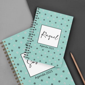 Printable and Personalized Agenda 2025, Annual Agenda With Your NAME on ...
