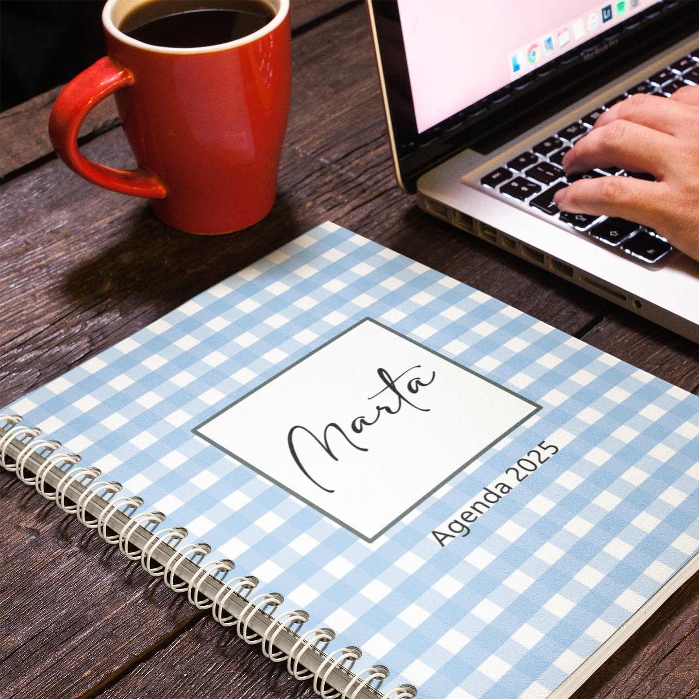 Printable and Personalized Agenda 2025, Annual Agenda With Your NAME on ...