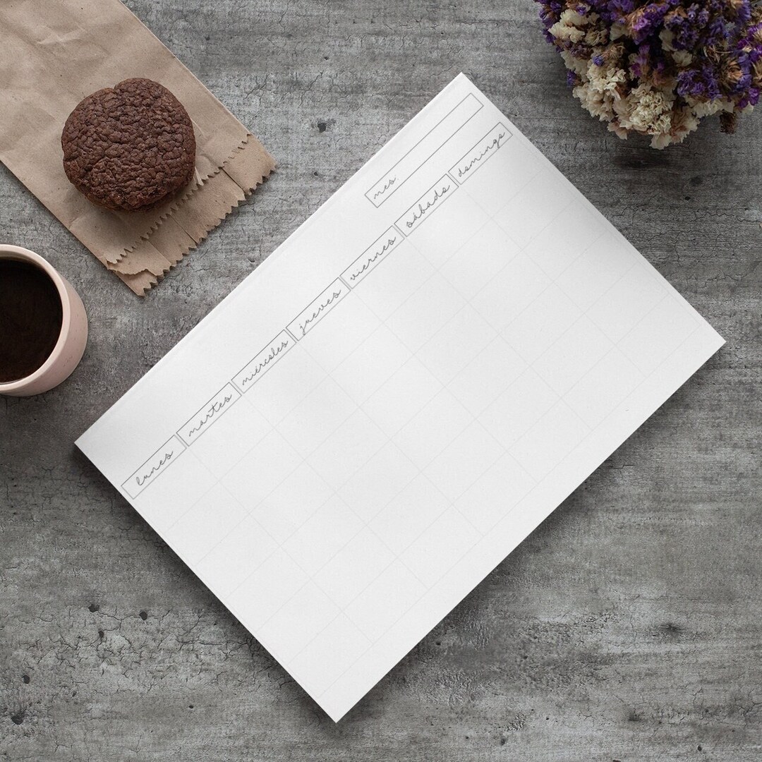 PRINTABLE Desktop Planners, 8 Downloadable Planning Sheets, Calendar ...