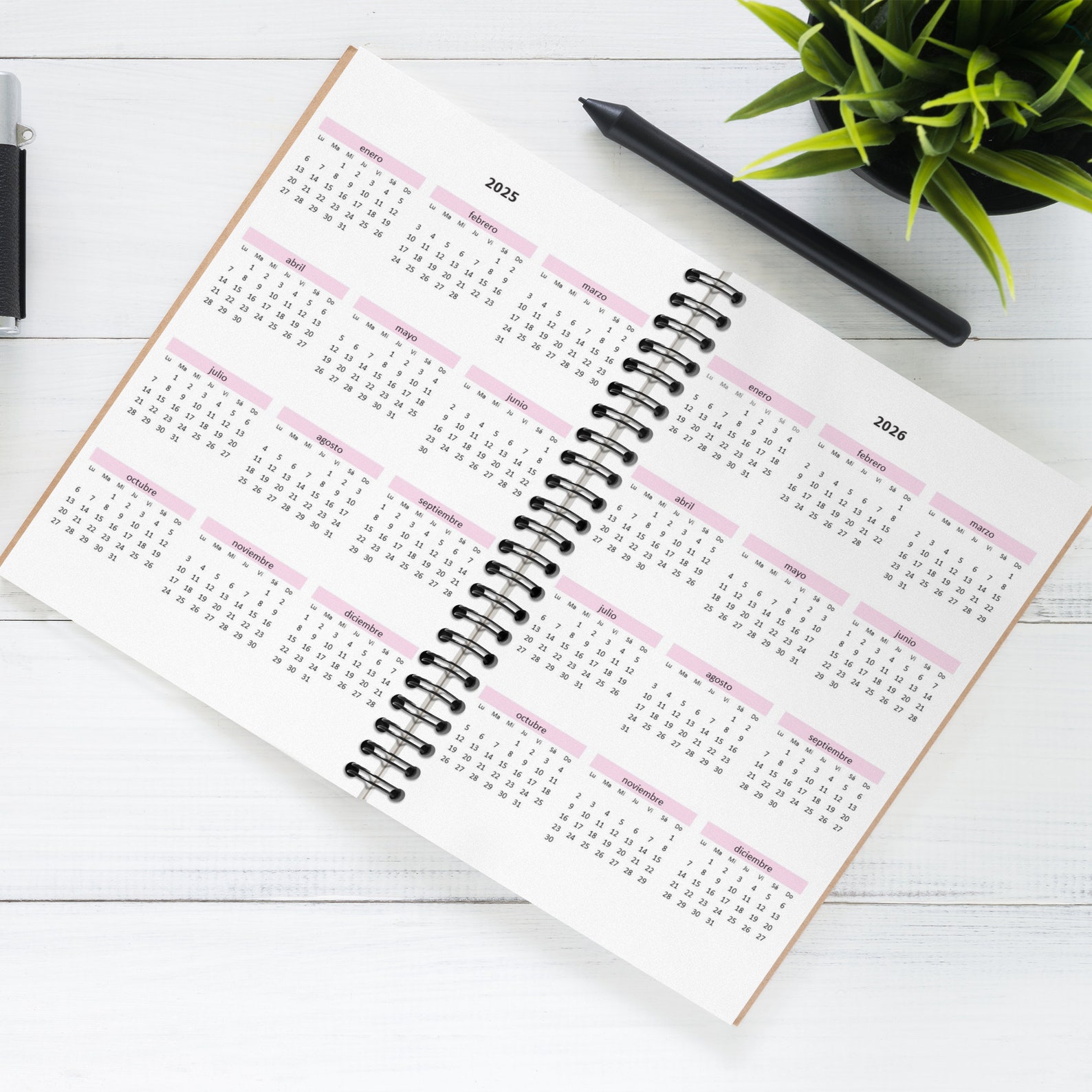 Printable and Personalized Agenda 2025, Annual Agenda With Your NAME on ...