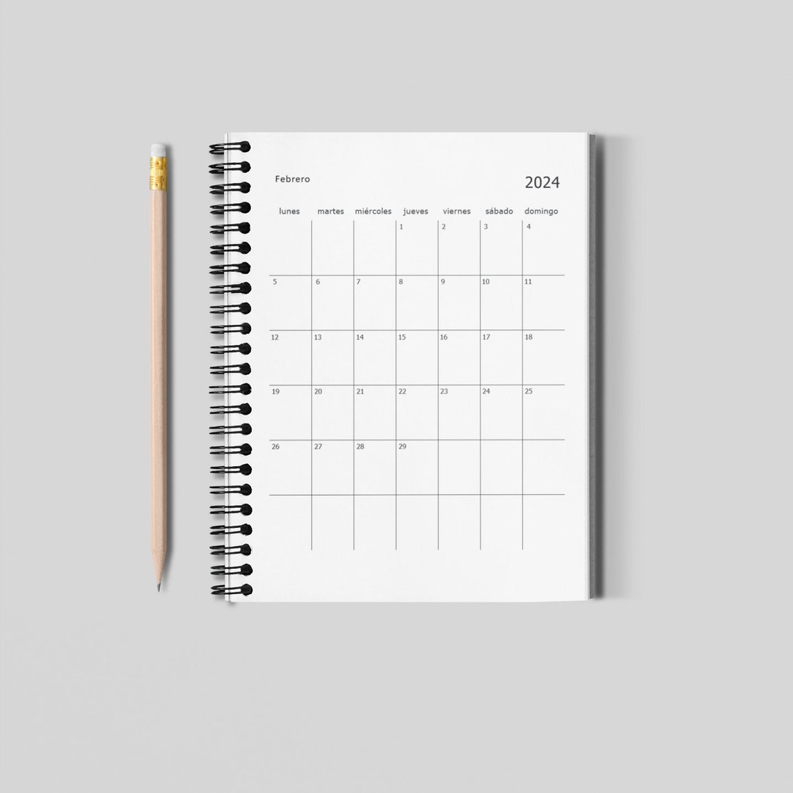 Agenda 2024 PRINTABLE, PDF Weekly Planner, Week View Diary, Weekly ...