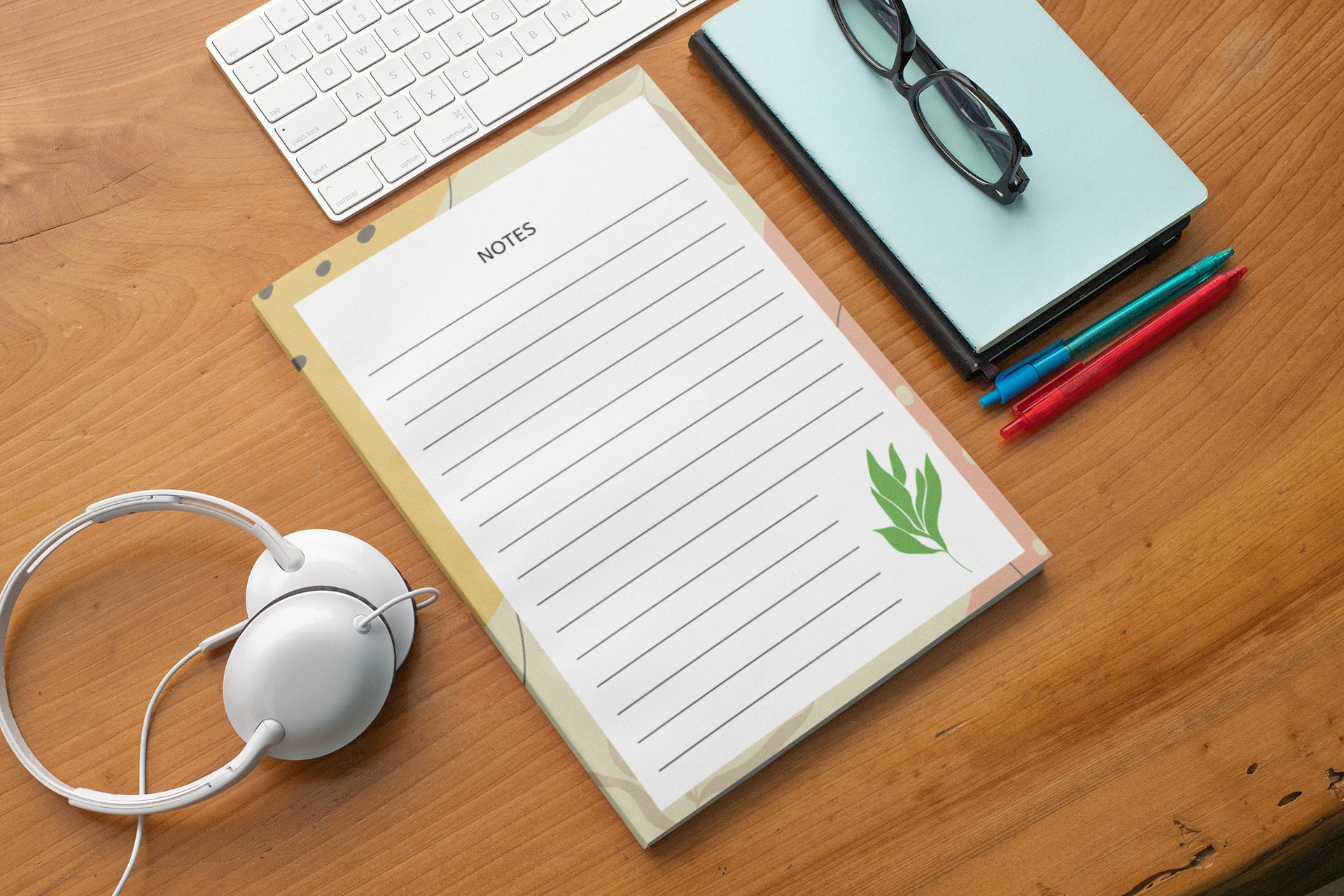 PRINTABLE Notes Page, Lined Note Paper, Notes Page Planner, Printable ...